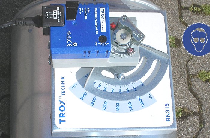 Trox RN 315 Volumenstromregler KVS Regler Regelklappe mit Stellantrieb ...