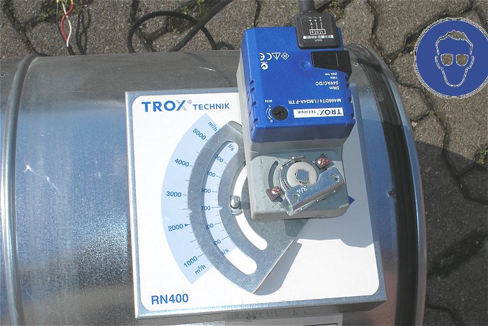 Trox RN 400 Volumenstromregler KVS Regler Regelklappe mit Stellantrieb ...